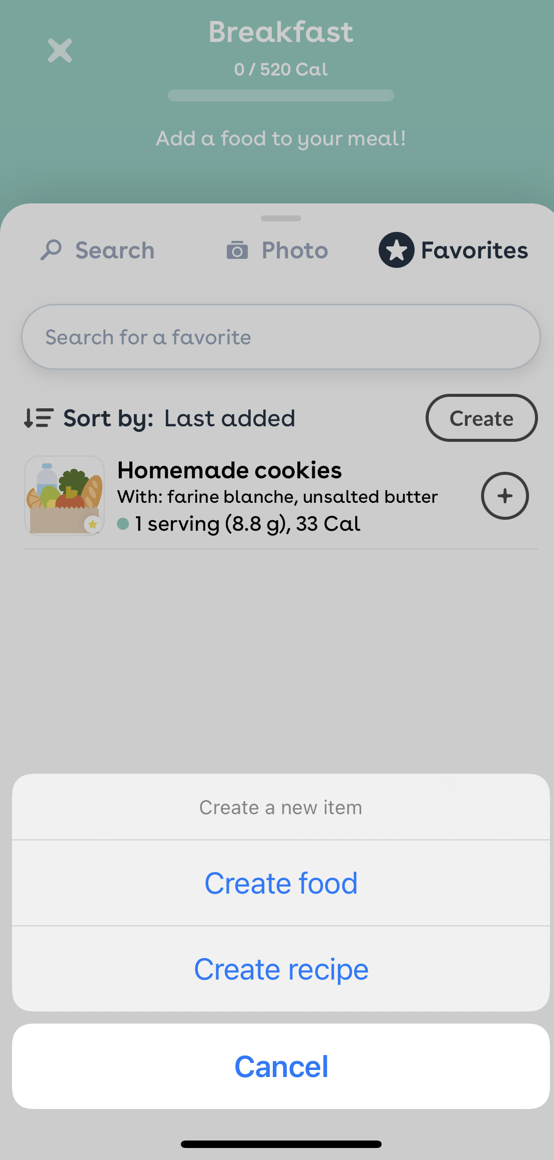 How to create my own food or recipe? – Foodvisor